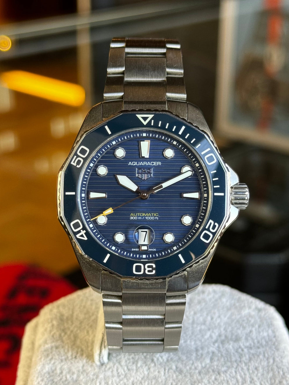 Tag Heuer Aquaracer Blue Dial Pre Owned – Above Time